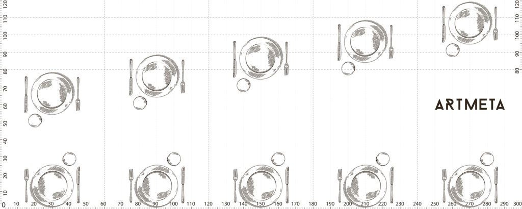 Quelles dimensions de table pour vos convives ? / Artmeta