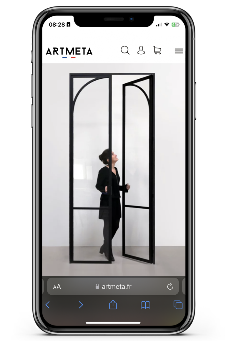 Verrière avec courbes N°46 - Lumière et perspective